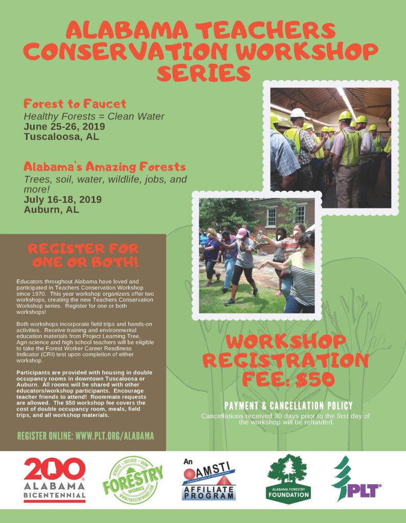 TCW 2019 Flyer – Alabama TREASURE Forest Association